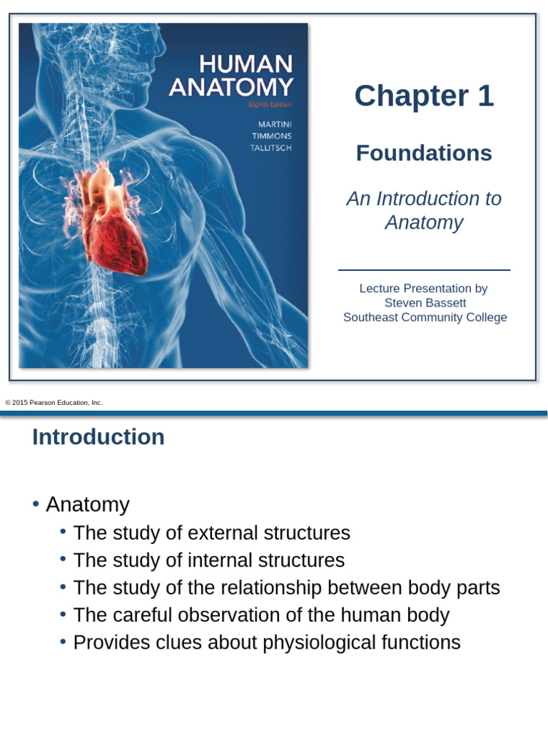 Anatomy Chapter 1 | PDF