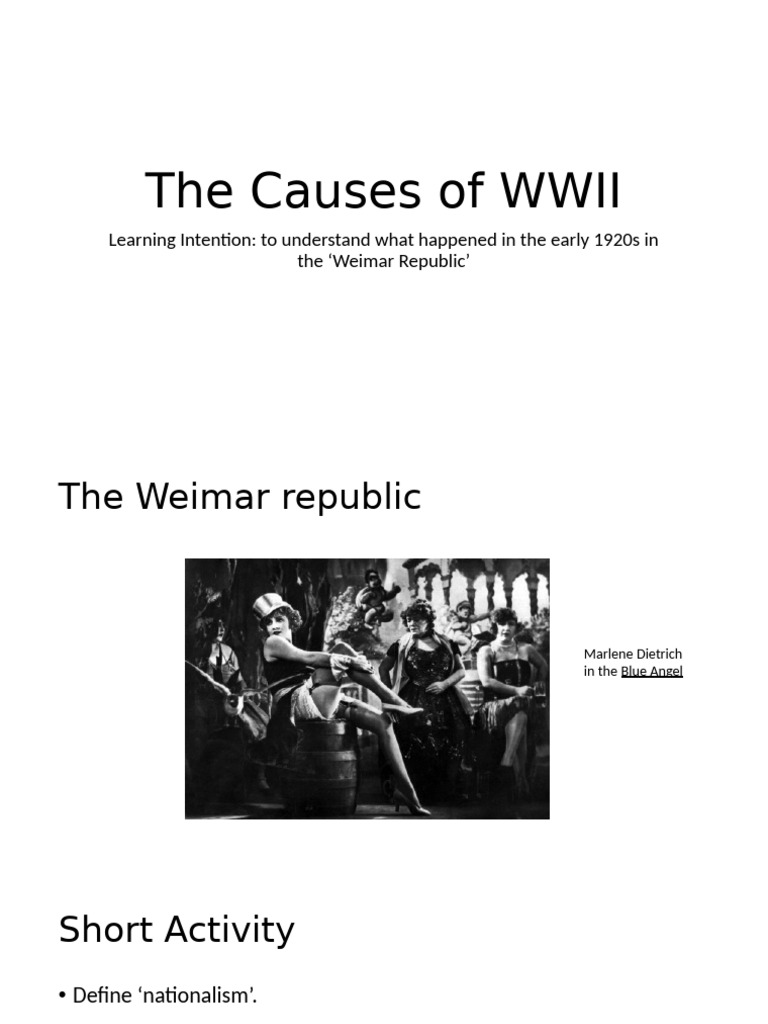 3 The Causes of WWII | PDF