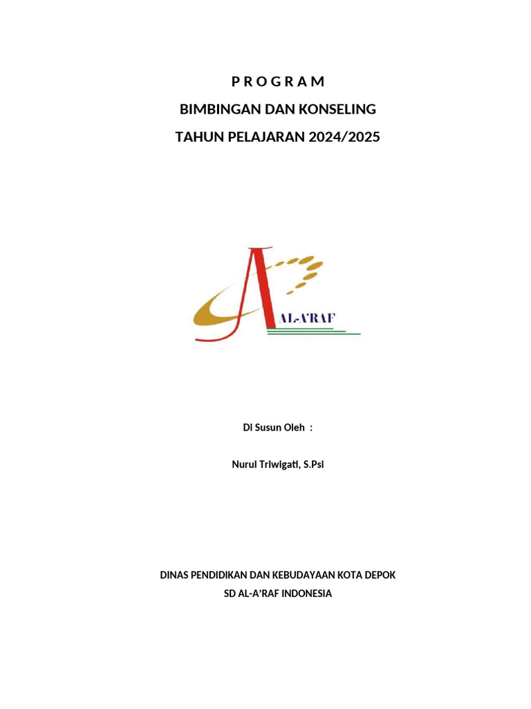 Program BK SD 2024 | PDF