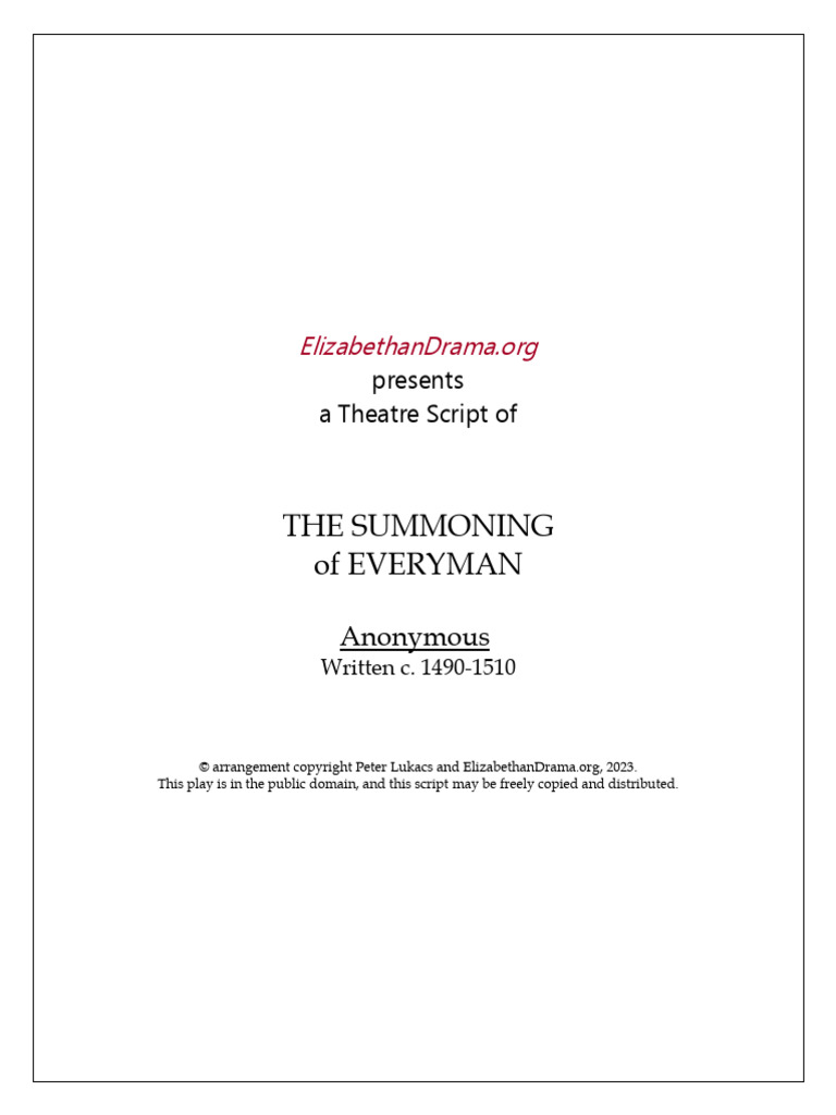 Everyman Script | PDF