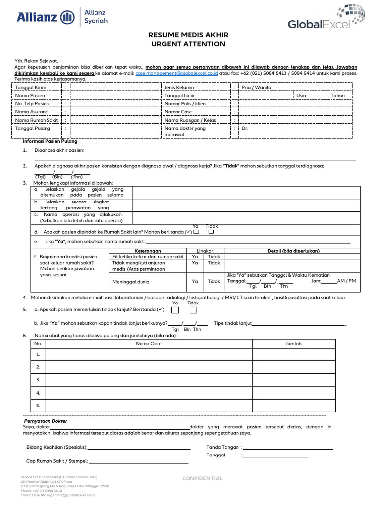 Global Excel Allianz | PDF