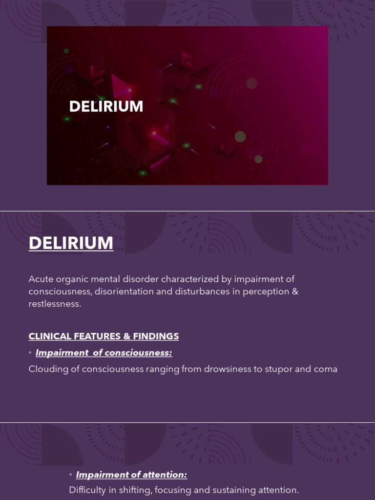 Delirium | PDF
