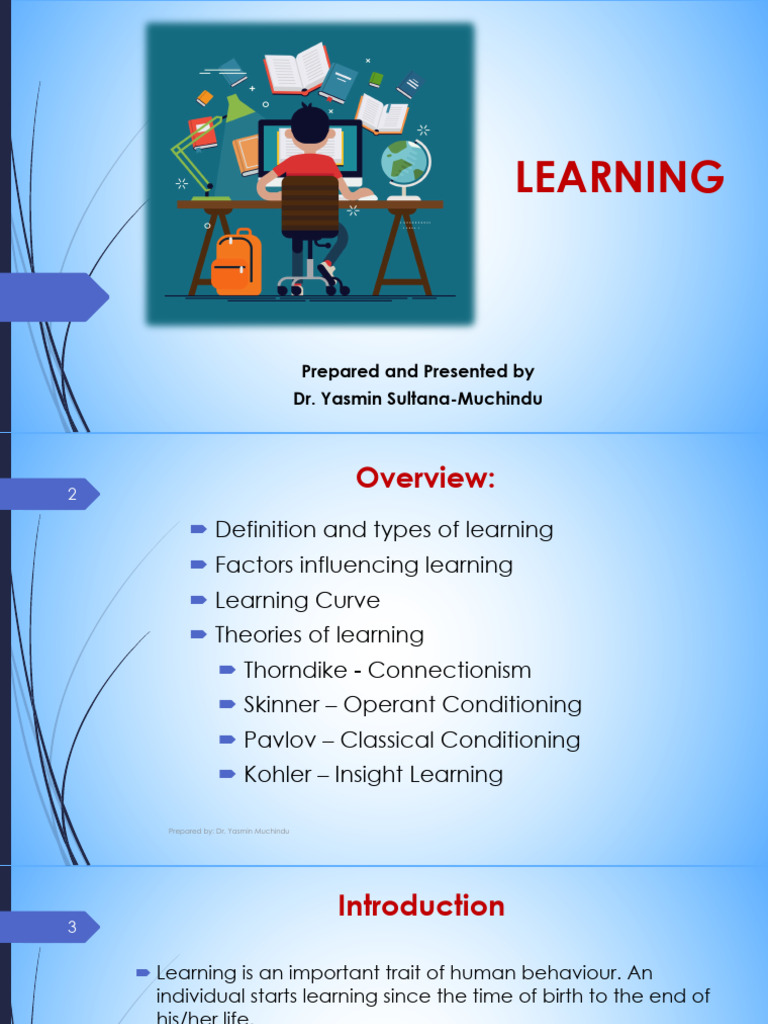 Bmpb121 Lec 2 Learning | PDF