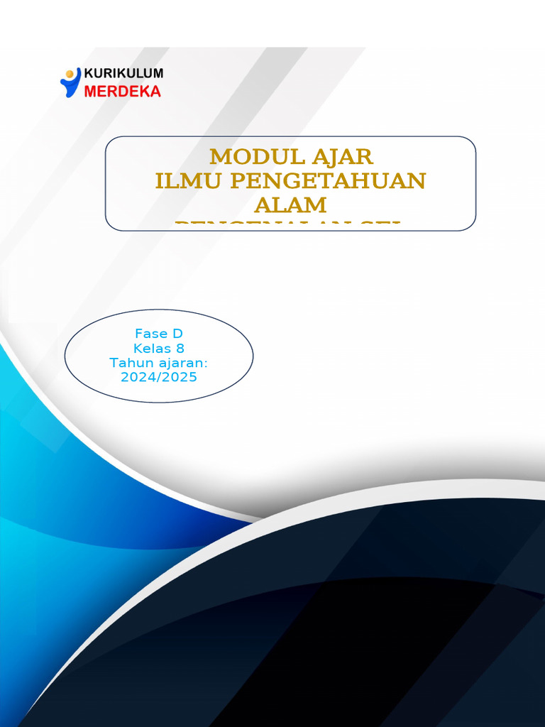 MODUL AJAR Pengamatan Sel | PDF