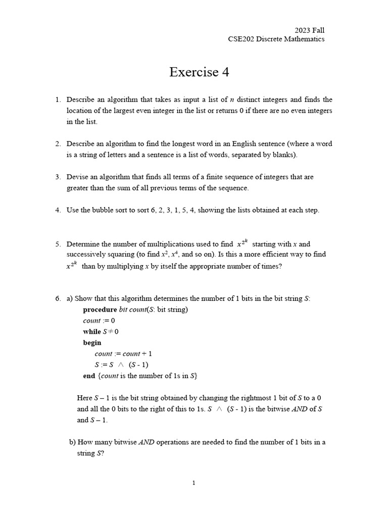 Exercise 04 | PDF