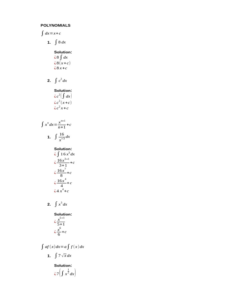 Cabading - Integrals | PDF