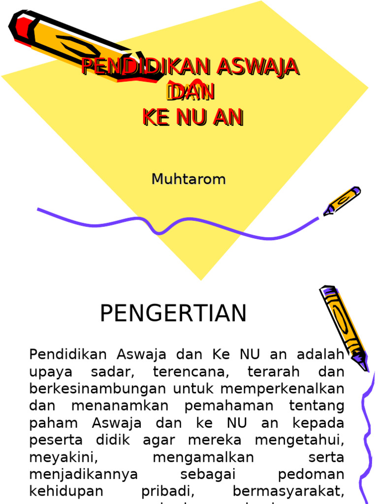 Pembelajaran Ke Nu An Dan Aswaja | PDF