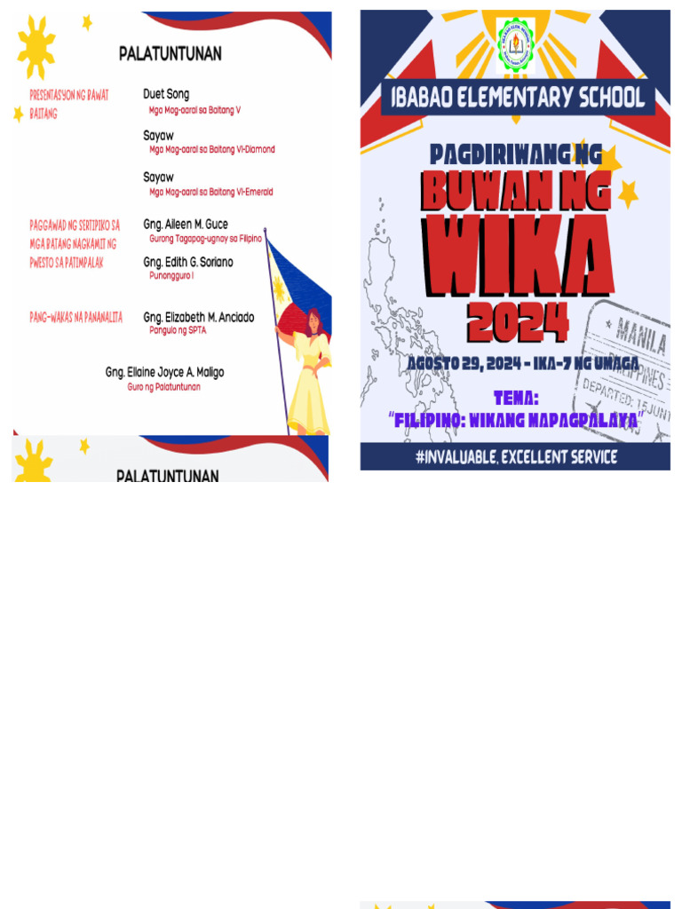 Buwan NG Wika Program-2024 | PDF