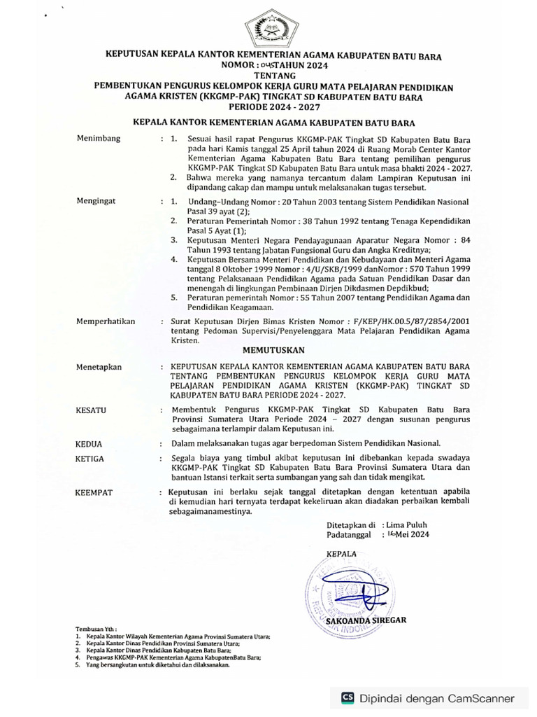 SK KKG SD 2024-2027 | PDF