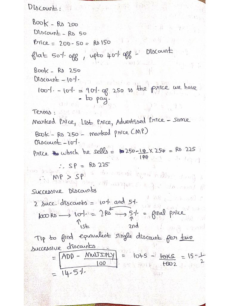 Discounts | PDF