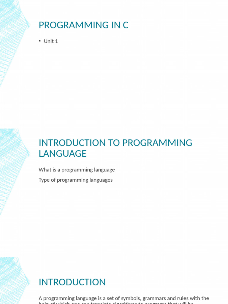 Unit 1 | PDF