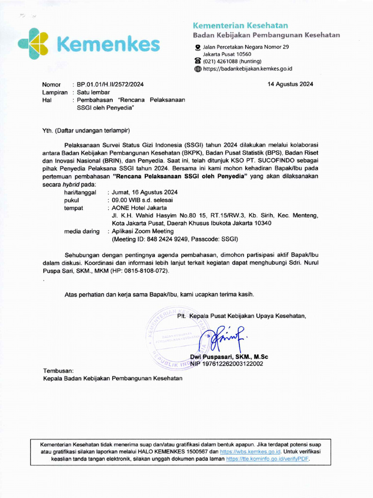 2572 Pembahasan Rencana Pelaksanaan SSGI Oleh Penyedia Cap | PDF