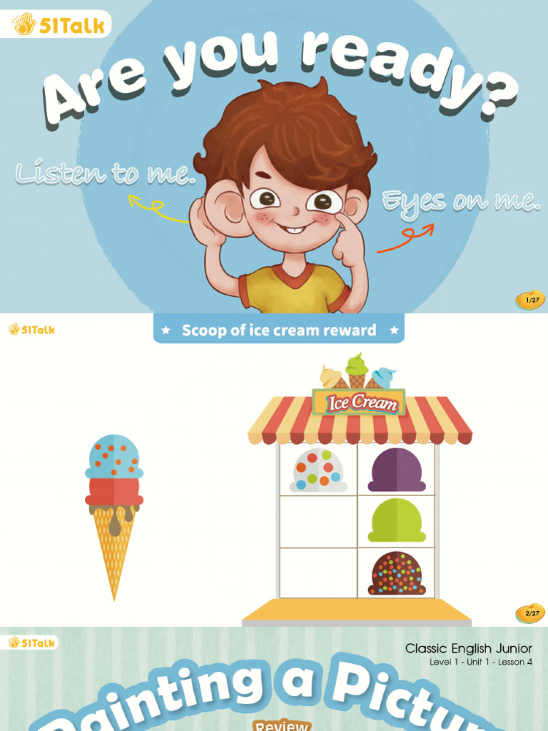 Level 1 - Unit 1 - Lesson 4 - Let - S Paint A Picture | PDF