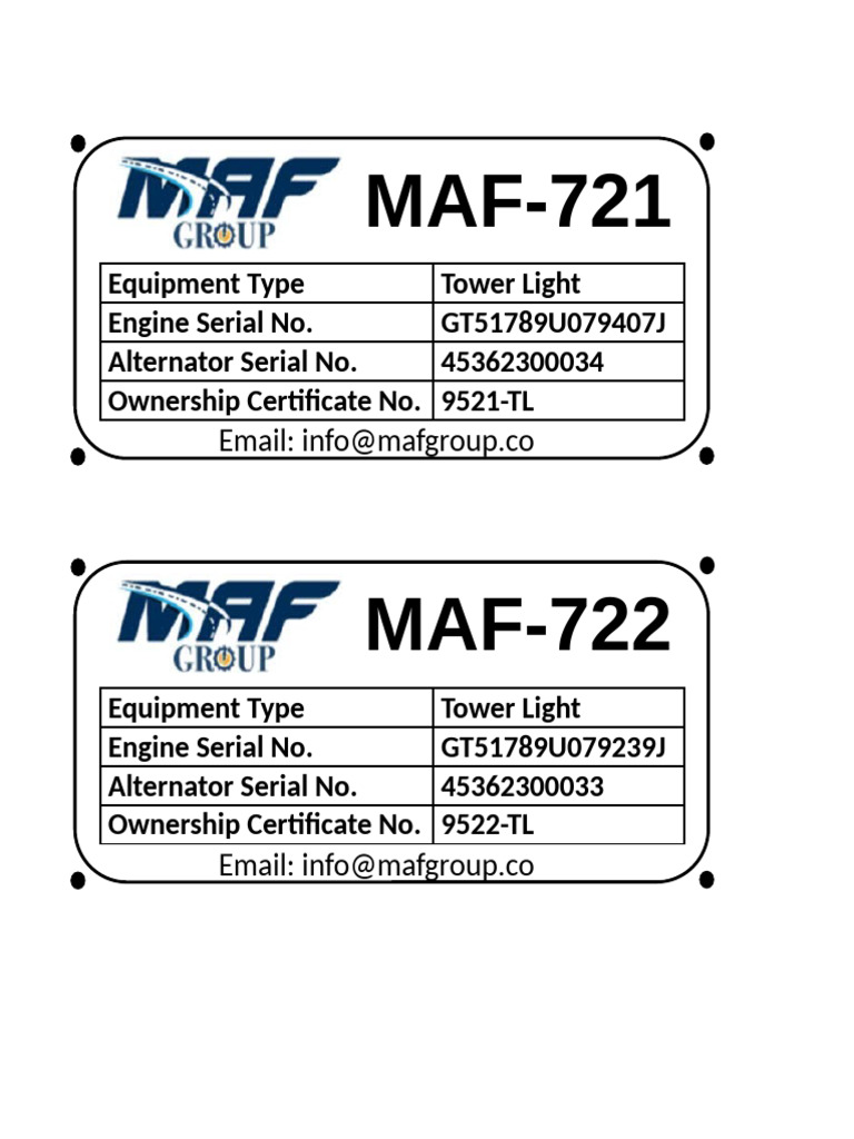TL Maf 701 | PDF