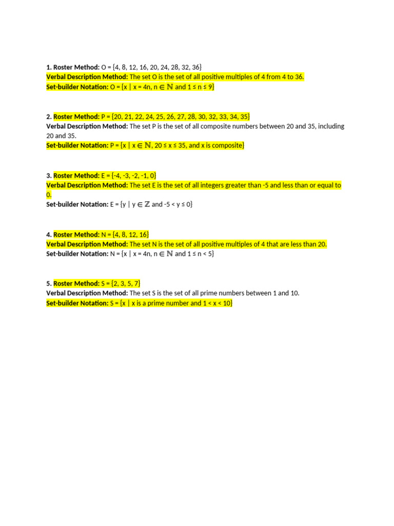 Math Assignment 1 | PDF