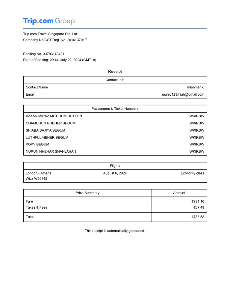E Receipt | PDF | Passenger Rail Transport | Public Transport