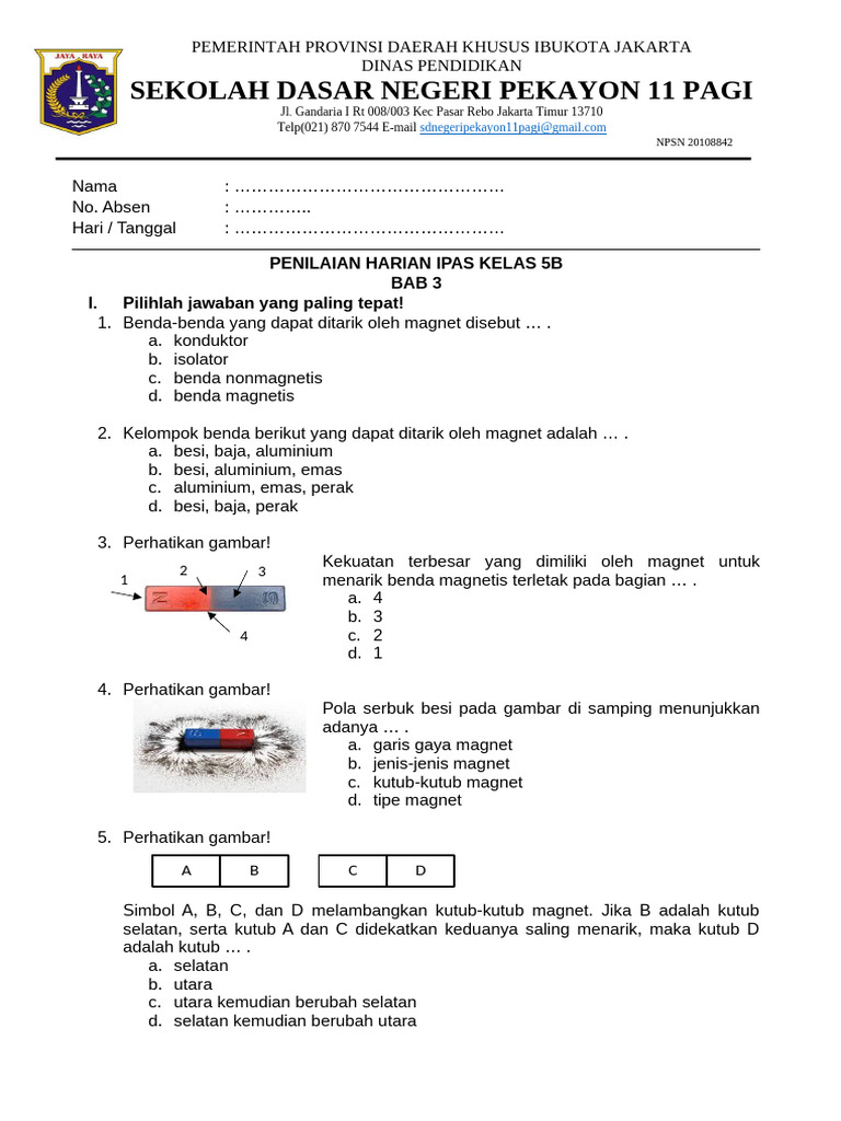 Soal Bab 3 - PH Ipas | PDF