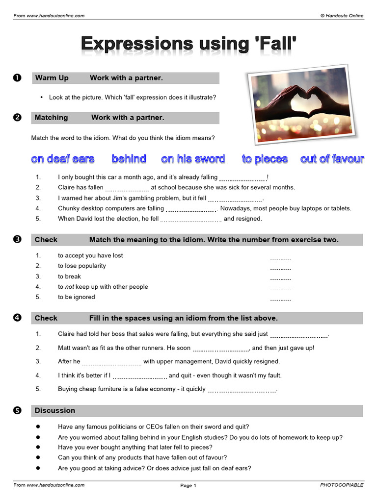 Fall Idioms Uk | PDF