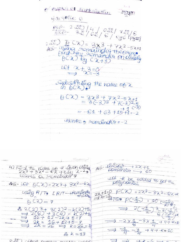 Chapter 6 Factorisation | PDF
