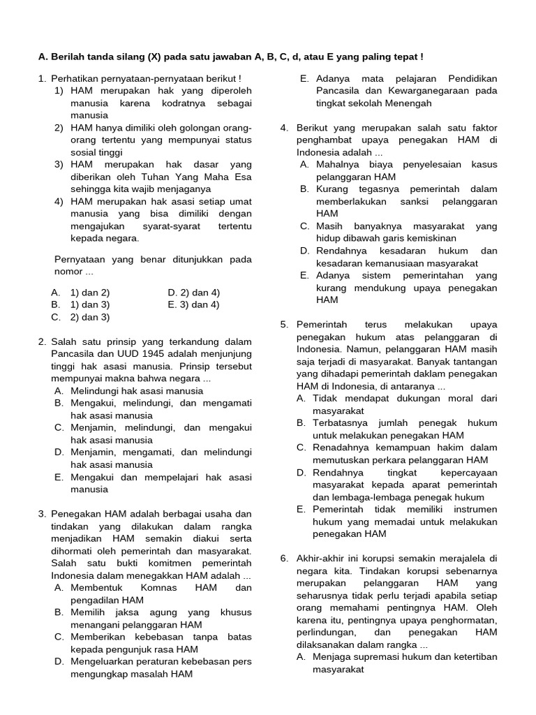 SOALL - Mei 2024 | PDF