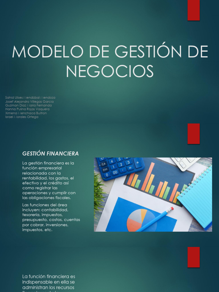 Modelo de Gestión de Negocios | PDF
