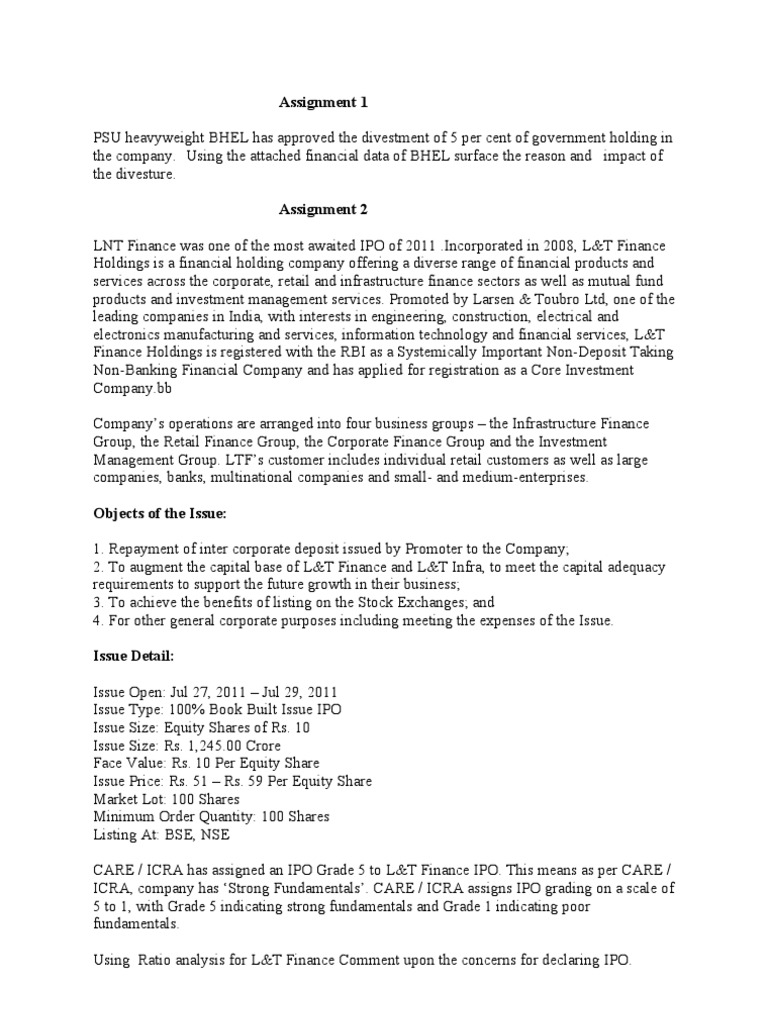 Accounts Assignment | PDF | Book Value | Financial Economics