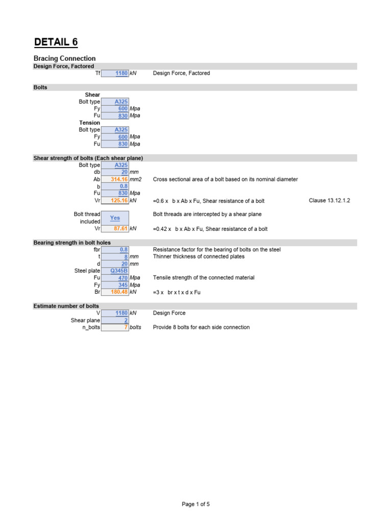 Detail 6 - Bracing-Column - 240815 | PDF