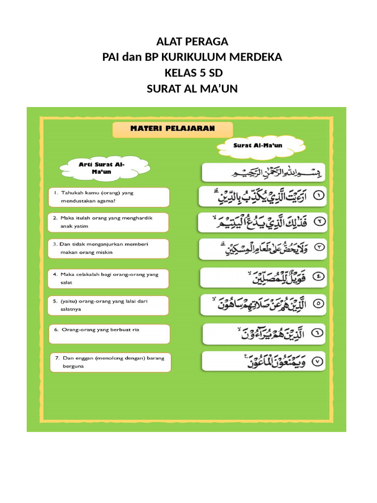 Alat Peraga | PDF