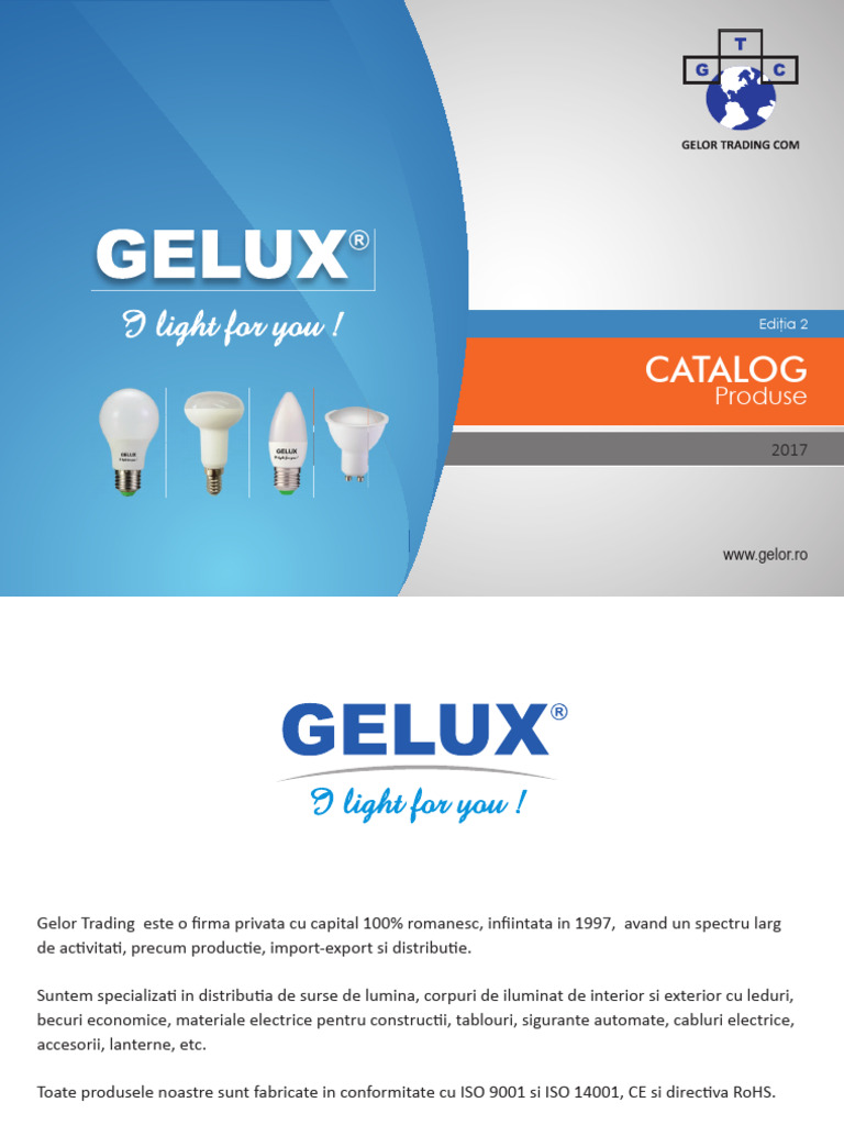 Catalog Gelor Gelux | PDF