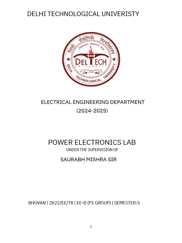Power Electronics PDF | PDF