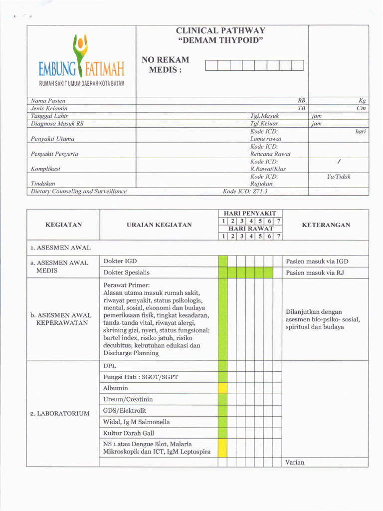 DEMAM THYPOID (CP) | PDF