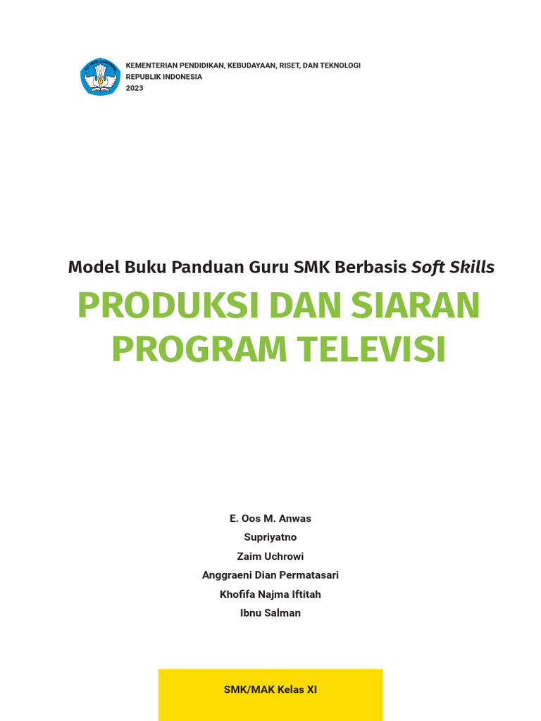 Produksi Siaran Program Televisi BG XI | PDF