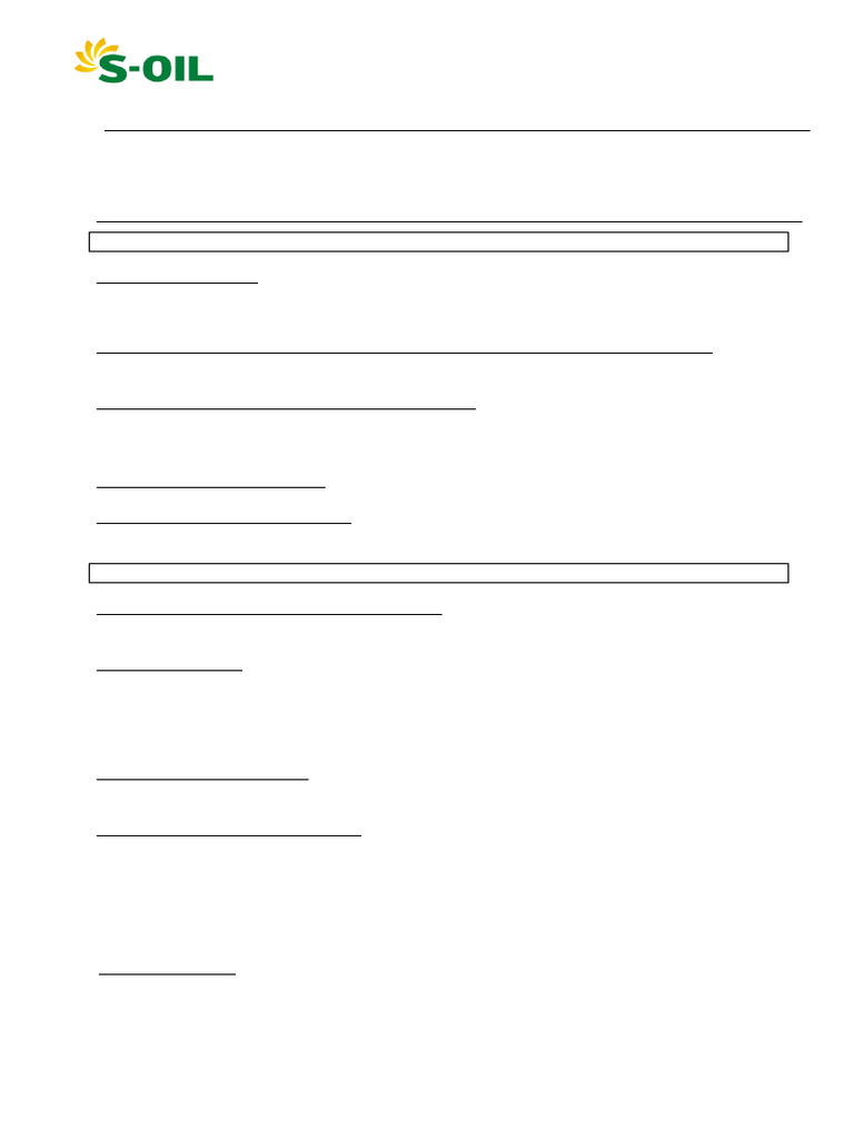 S-Oil+compressor+rs MSDS | PDF | Toxicity | Technology & Engineering