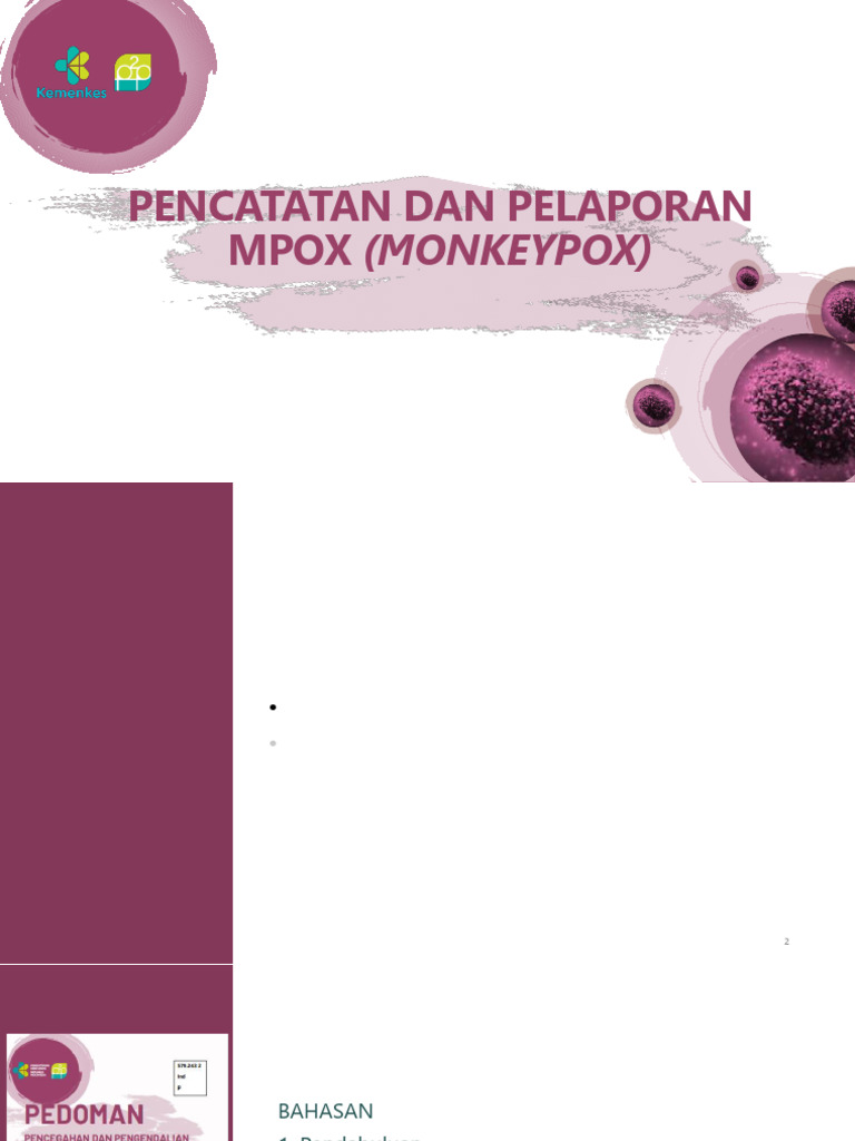 5. Pencatatan Dan Pelaporan Mpox | PDF