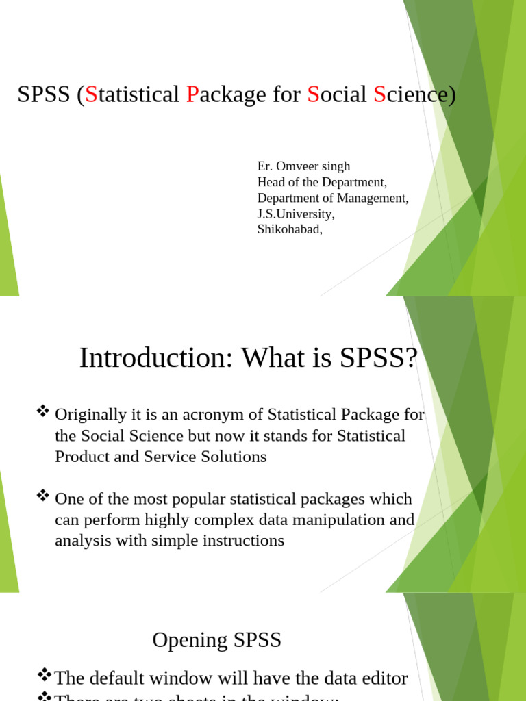 Spss Jsu | PDF