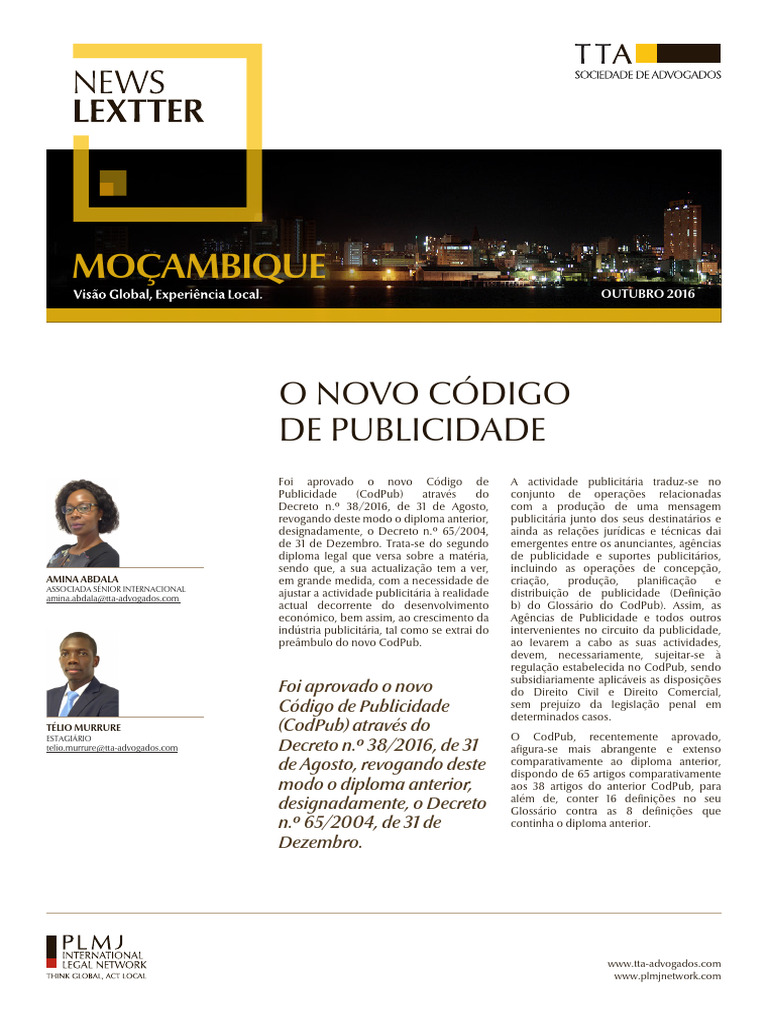 O Novo Codigo de Publicidade | PDF