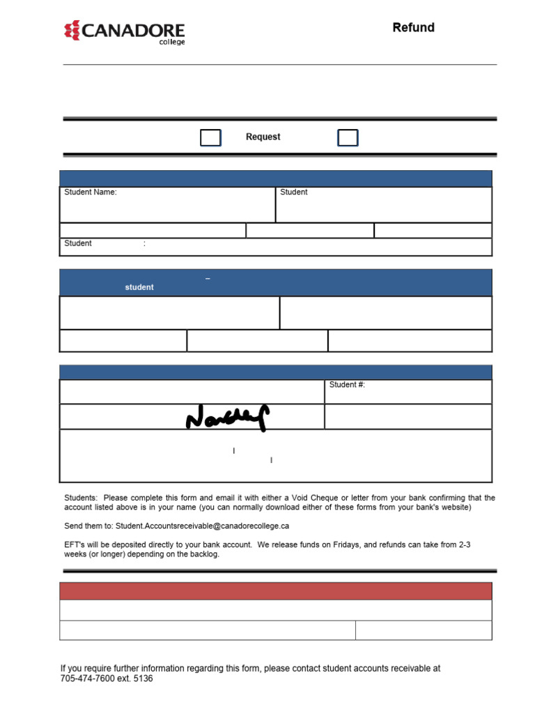 EFT - Request Form Fillable (1) (1) - Edited | PDF