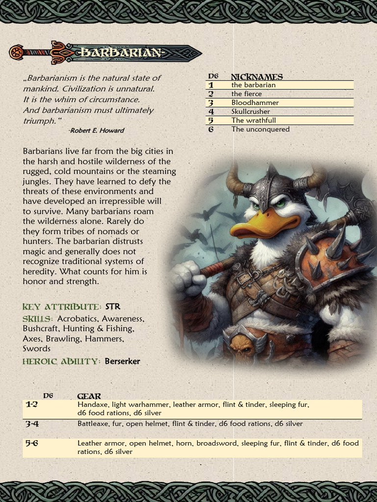 Barbarian Dragonbane | PDF