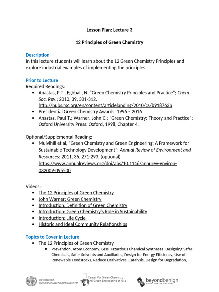 Lesson Plan Lecture3 | PDF