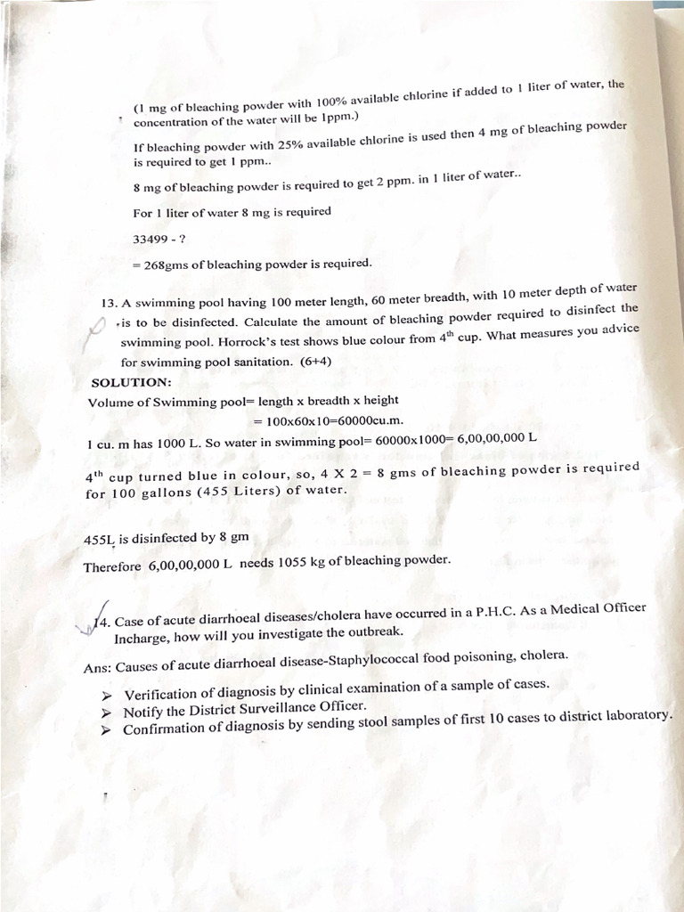 Epidemiology exercises | PDF