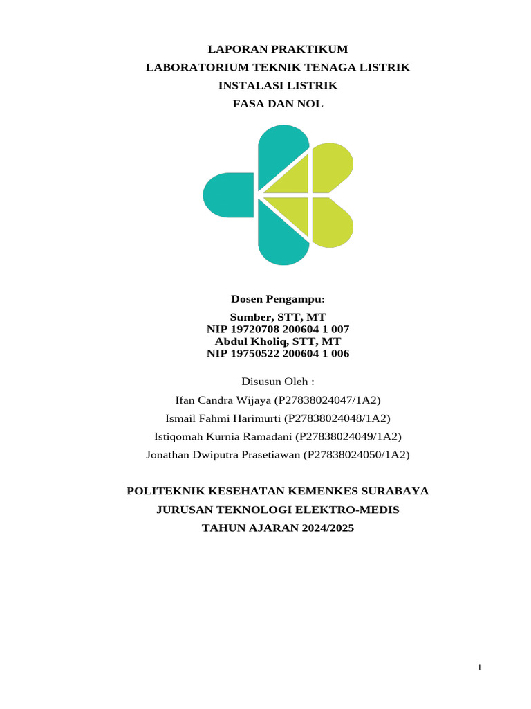 LaPres INLIS fasa dan nol | PDF