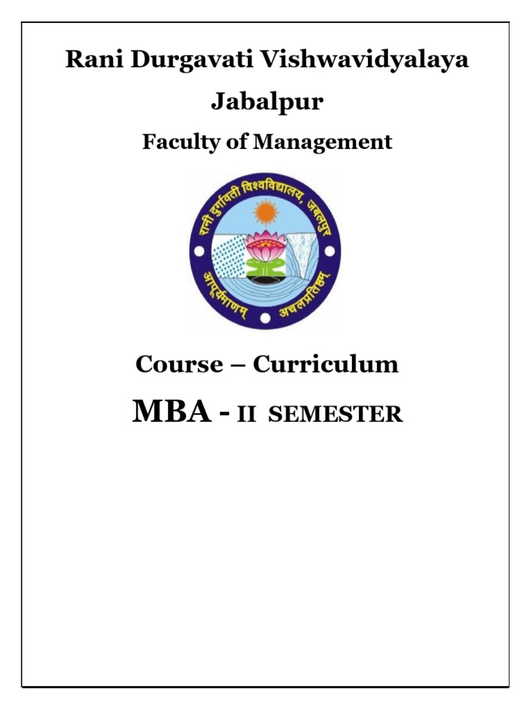 Mba-2 Semester | PDF