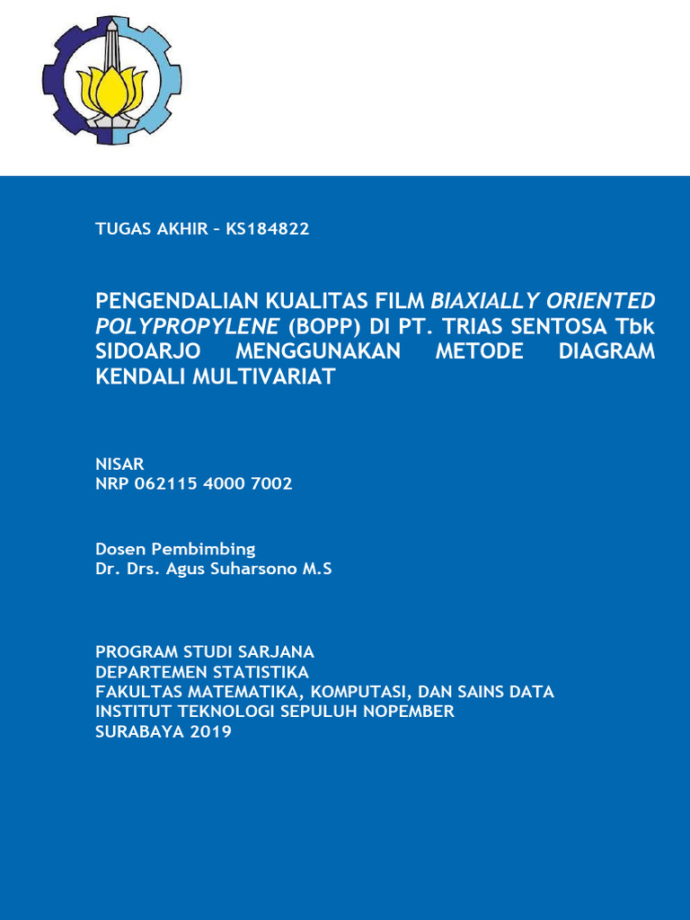 Bopp Film Process Pt. Trias Sentosa | PDF