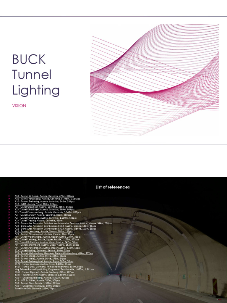 BUCK Tunnel Projects - Lengths, Positions and Quantities List - June ...