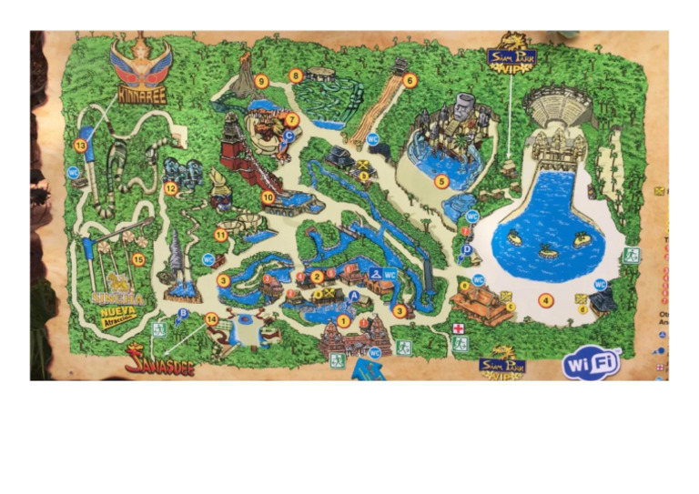 Mapa Siam Park | PDF