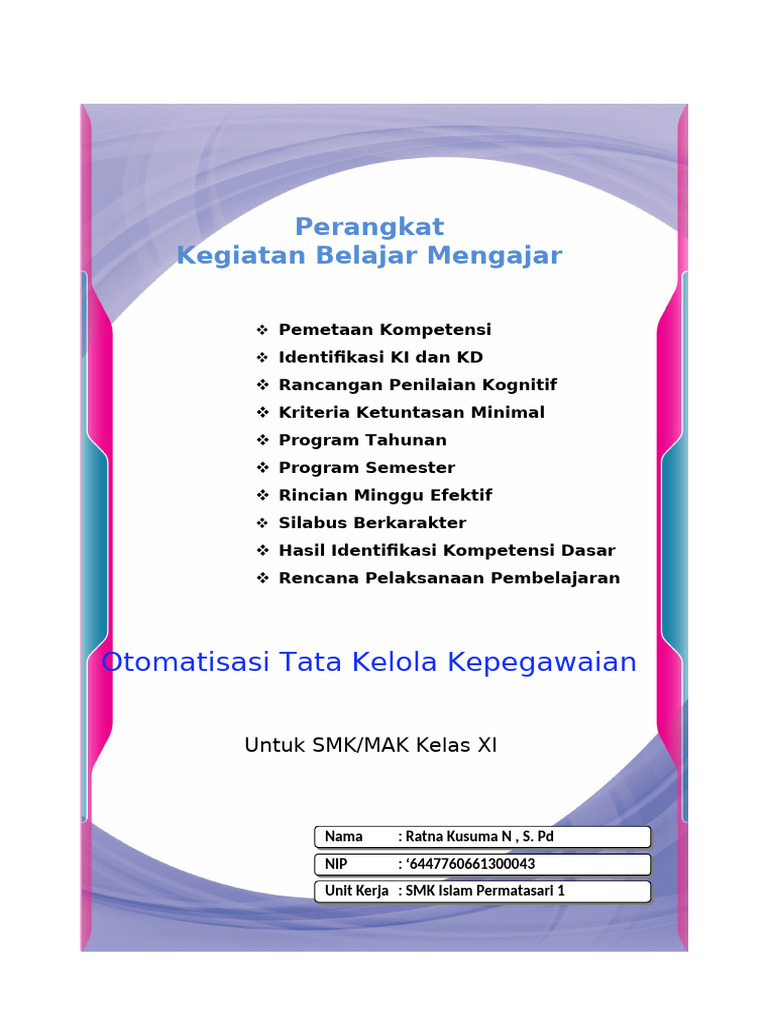 OTK Kepegawaian XI | PDF