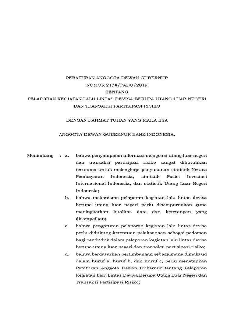 Padg Bi 21 4 Padg 2019 | PDF