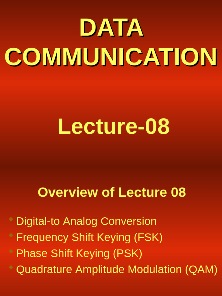 DC-Lec-08 Digital To Analog II | PDF