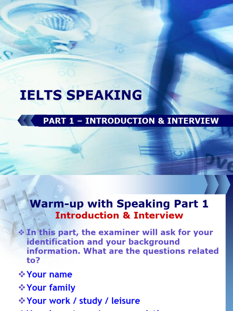 IELTSBasic Speaking Part1 Leisure&Hobbies | PDF