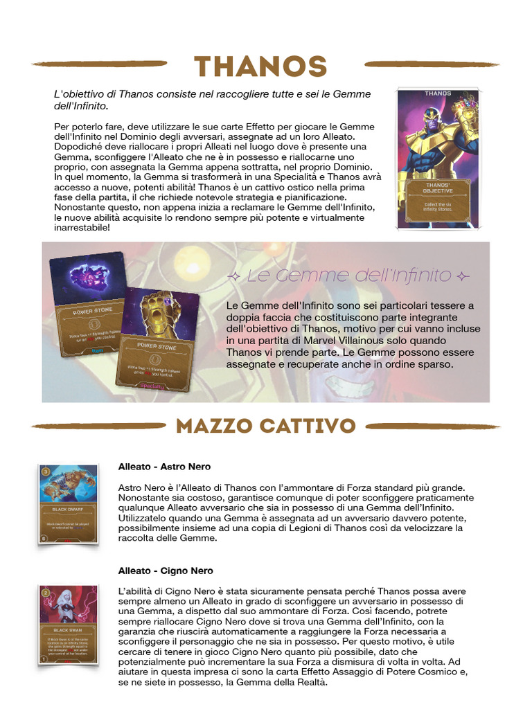 Thanos - Guida Strategica | PDF